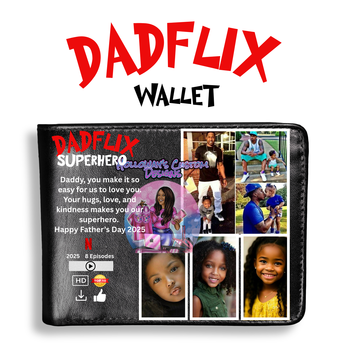 Father's Day Wallet TEMPLATE – Holloway’s Custom Designs